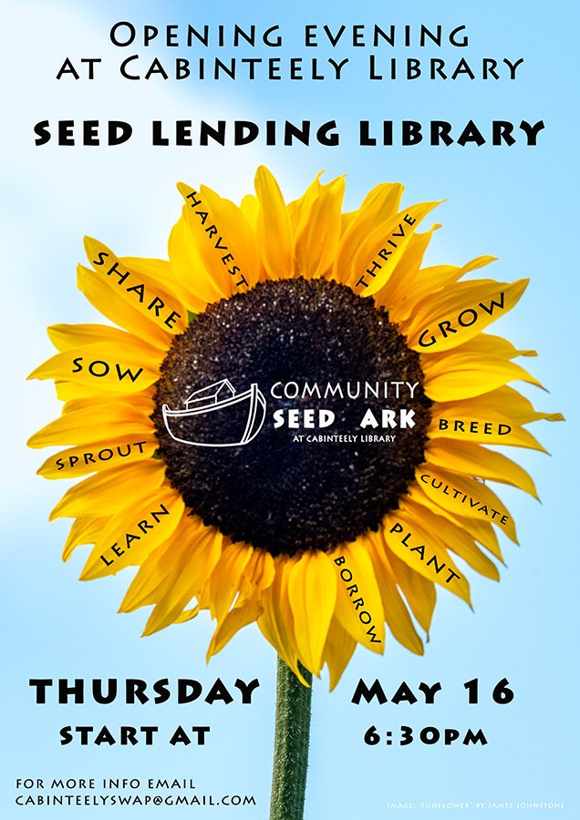 Launch Of “Community Seed Ark” At Cabinteely Library – Cabinteely Life